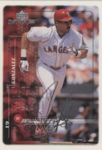 11 Most Valuable Juan Gonzalez Cards - Midland Mint