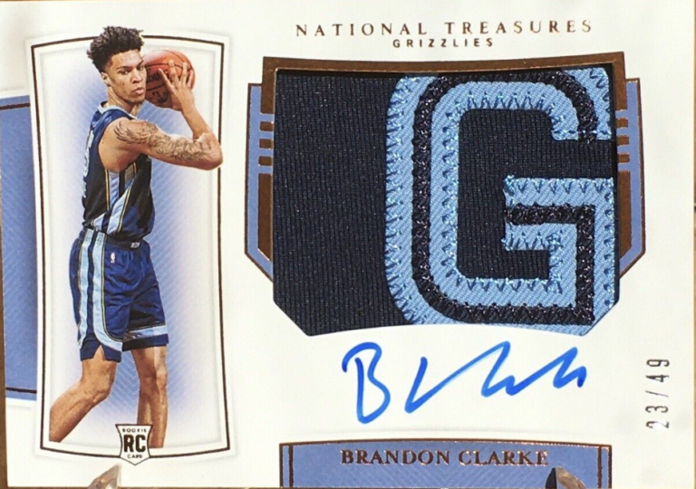 10 Most Valuable Brandon Clarke Basketball Cards