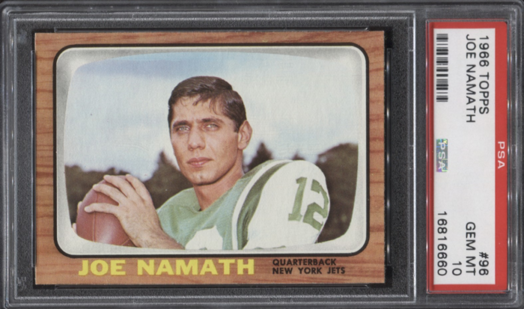 10 Most Valuable Joe Namath Football Cards