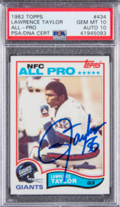 10 Most Valuable Lawrence Taylor Football Cards