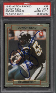10 Most Valuable Junior Seau Football Cards