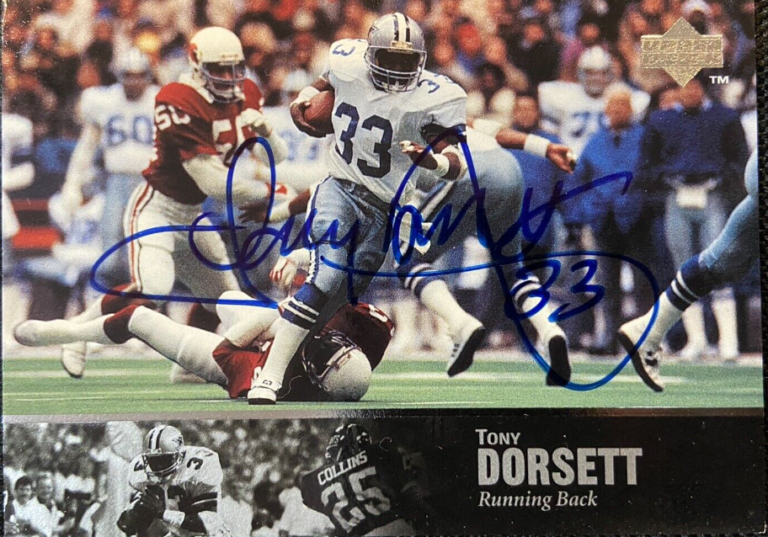 10 Most Valuable Tony Dorsett Football Cards