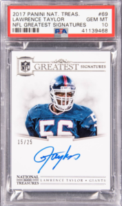 10 Most Valuable Lawrence Taylor Football Cards