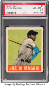 12 Most Valuable Joe DiMaggio Baseball Cards